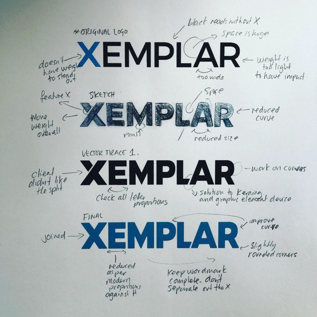 Xemplar Constructions Rebrand - https://delphiejoy.com/